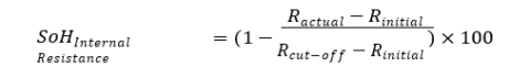 Energy (Wh): A Parameter for State of Health (SoH) Estimation